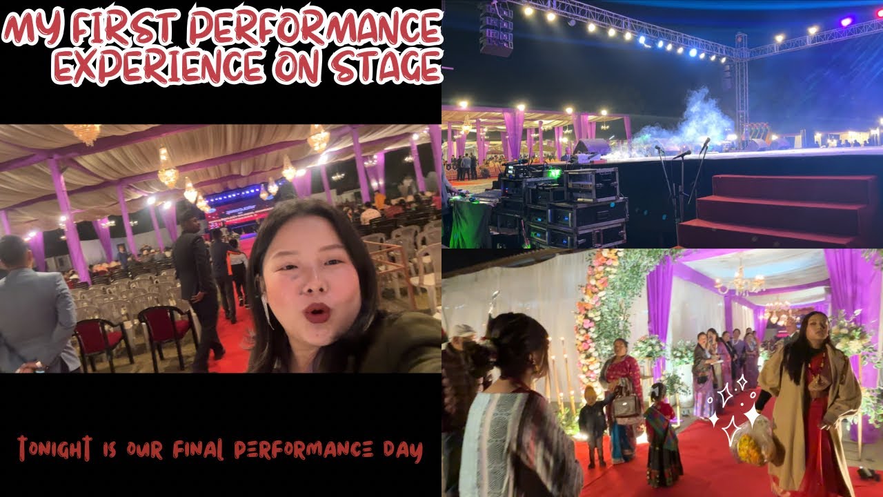 MY FIRST PERFORMANCE EXPERIENCE ON STAGE ️ ️ - YouTube
