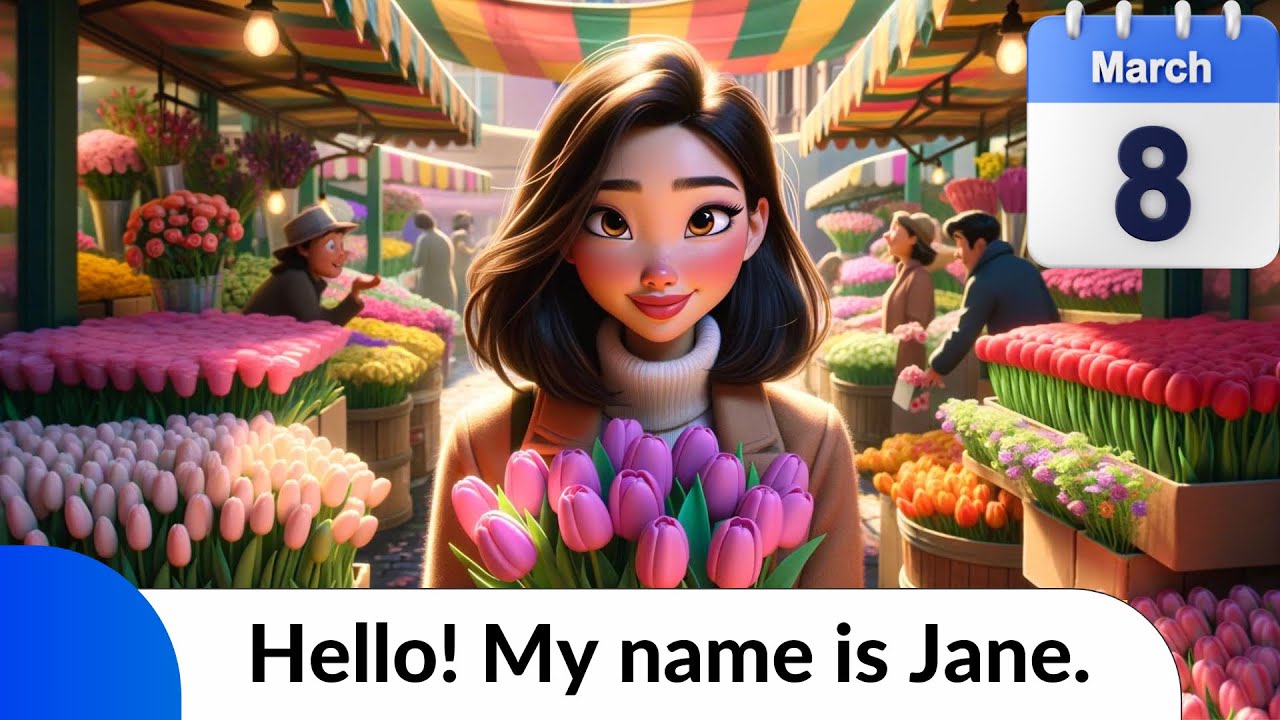 A Day with Jane: Learn English through Story & English Learning ...