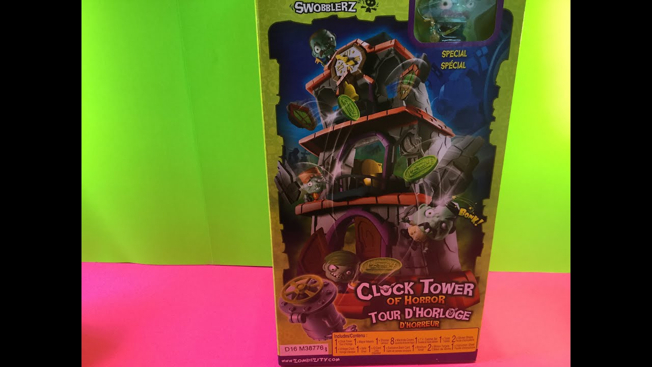 Unboxing & unwrapping Zombie Zity Clock Tower of Horror! - YouTube