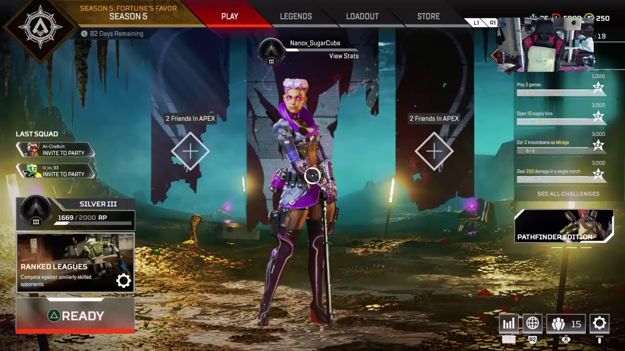Apex legends | Purple Reign for Loba | live gameplay - YouTube