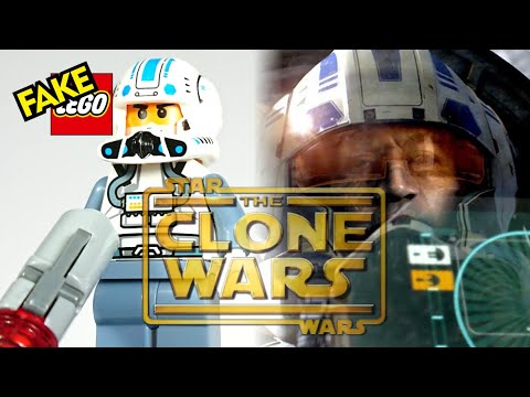 Fake Lego Clone Pilot Captain Jag Clone Wars Star Wars Minifigure by ...