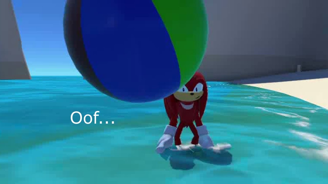 Rouge has a Talk with Knuckles at the Beach - VRChat - YouTube