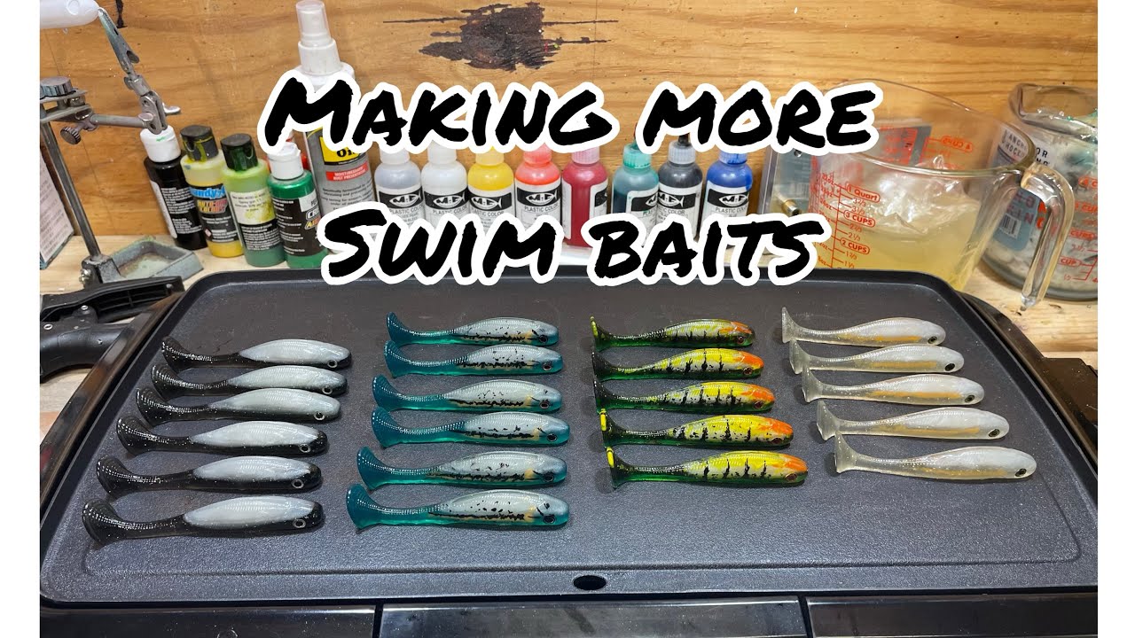 Making swim baits using a 4” Angling AI mold - YouTube