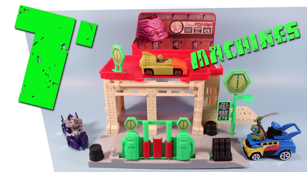 Teenage Mutant Ninja Turtles T-Machines Sewer Gas Station & Sound ...