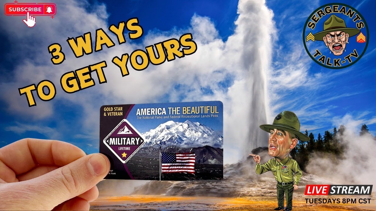 NATIONAL PARKS LIFETIME PASS | ARMY | MARINE | NAVY | AIR FORCE - YouTube