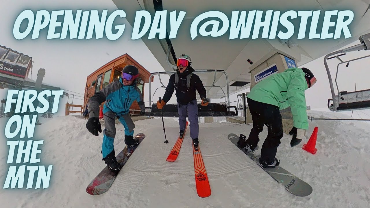 Whistler Opening Day Powder Skiing, Back on the Peak 2024/25 - YouTube