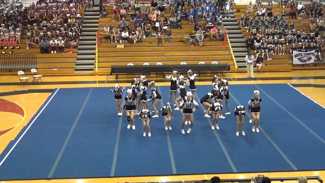 Riverwatch Middle School Cheerleading - September 23, 2012 - YouTube