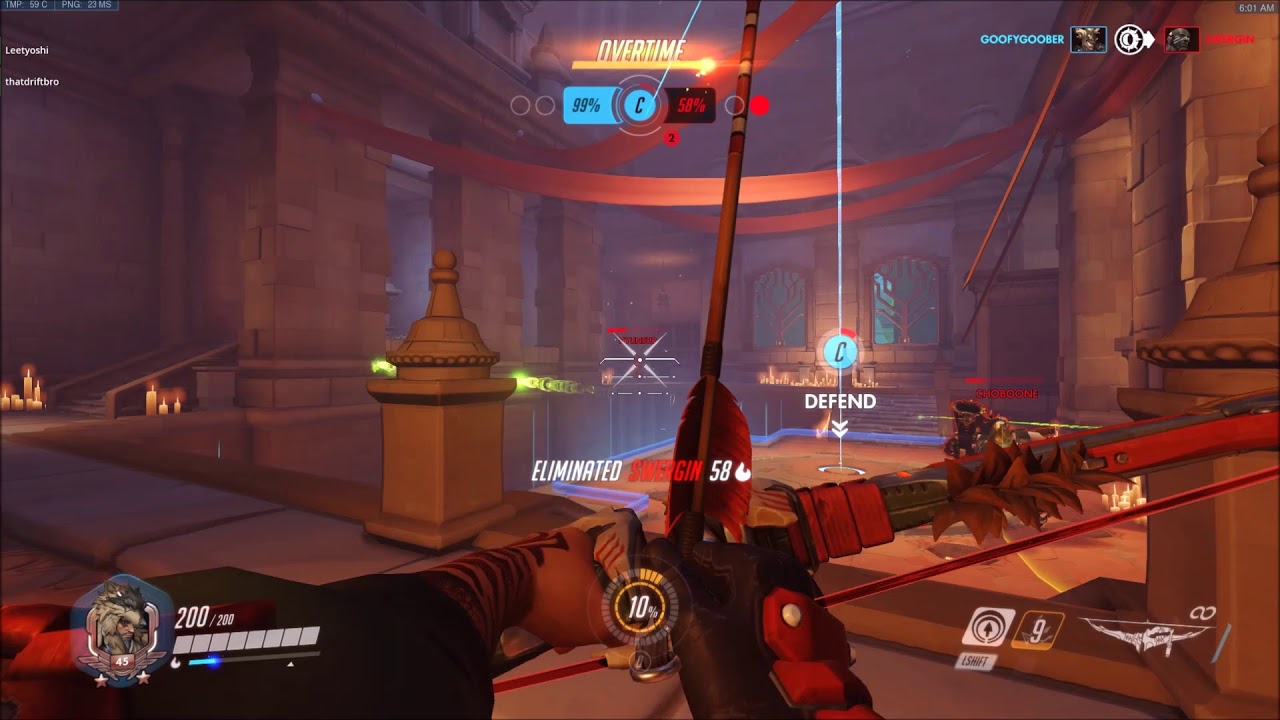 hanzo ult clearing the point - YouTube