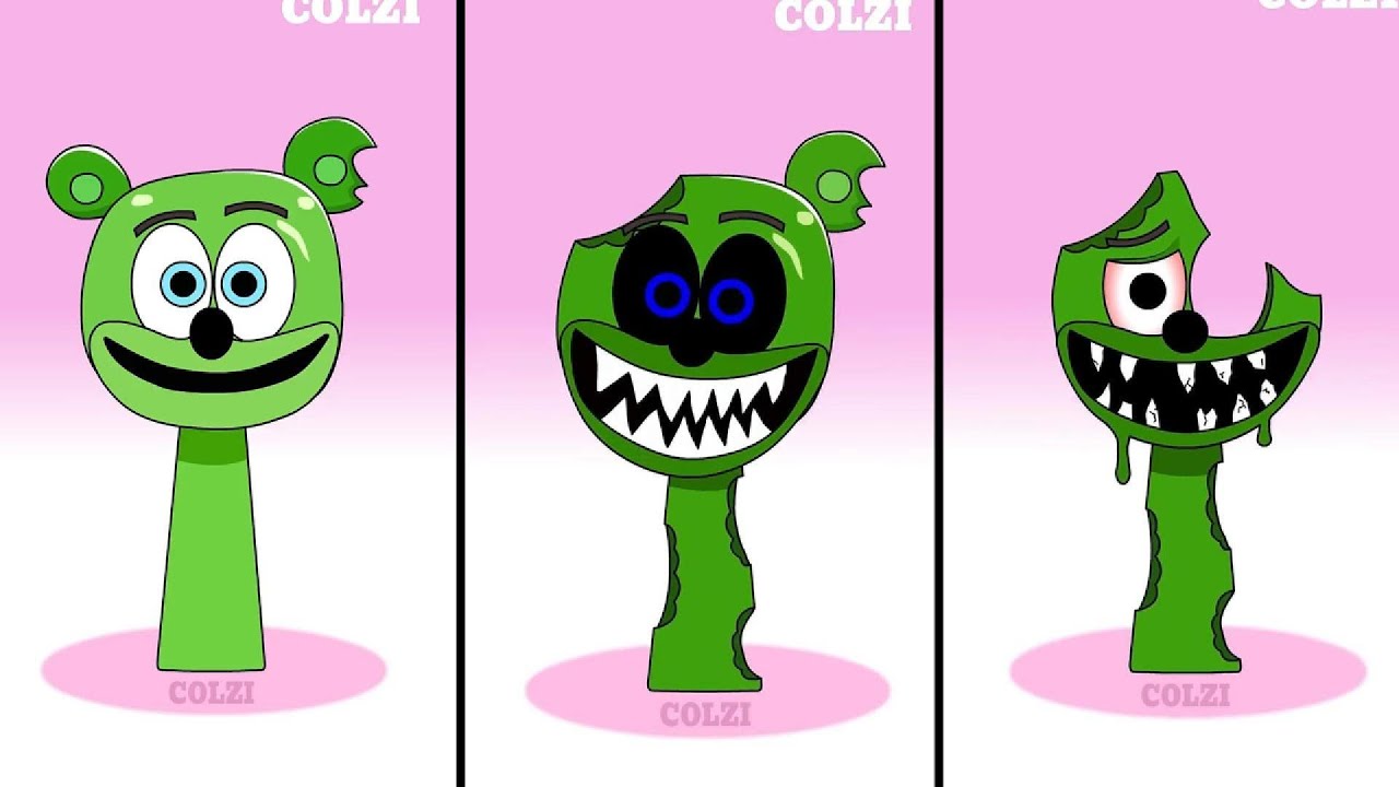 Sprunki OC Gummy Bear All Phases - YouTube