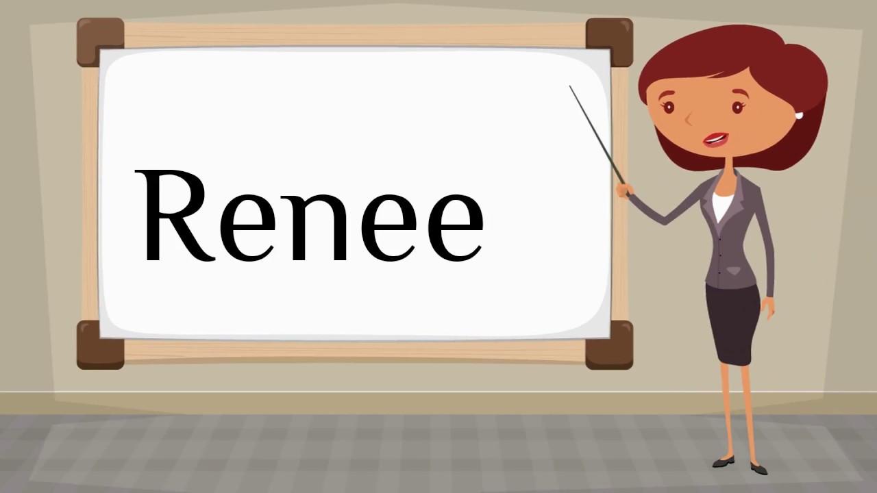 How do you say 'Renee' in Spanish? - YouTube