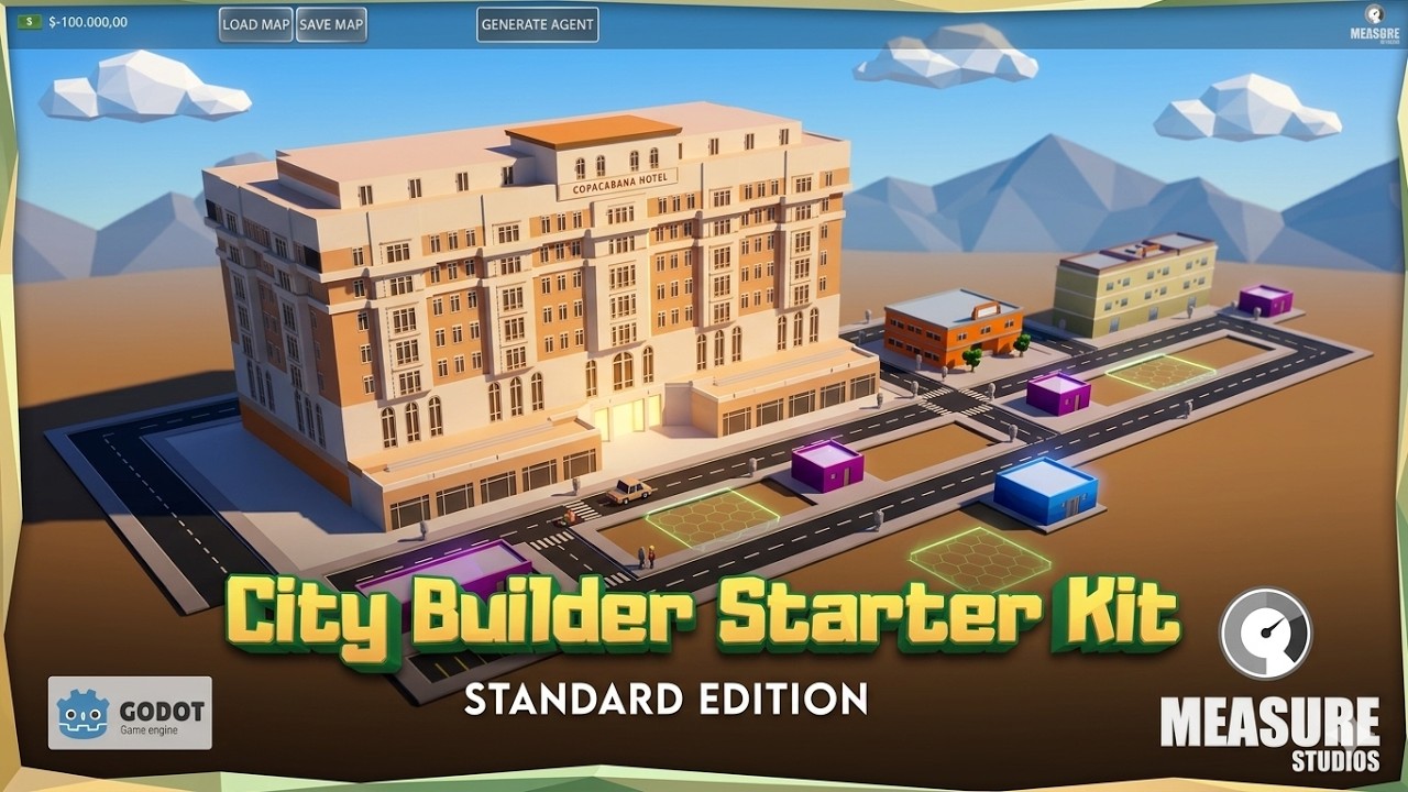 Meas City Builder Starter Kit Standard Edition | Godot Engine Full ...