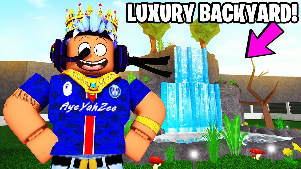 I Built a BLOXBURG Waterfall!! This is how it WENT... - YouTube