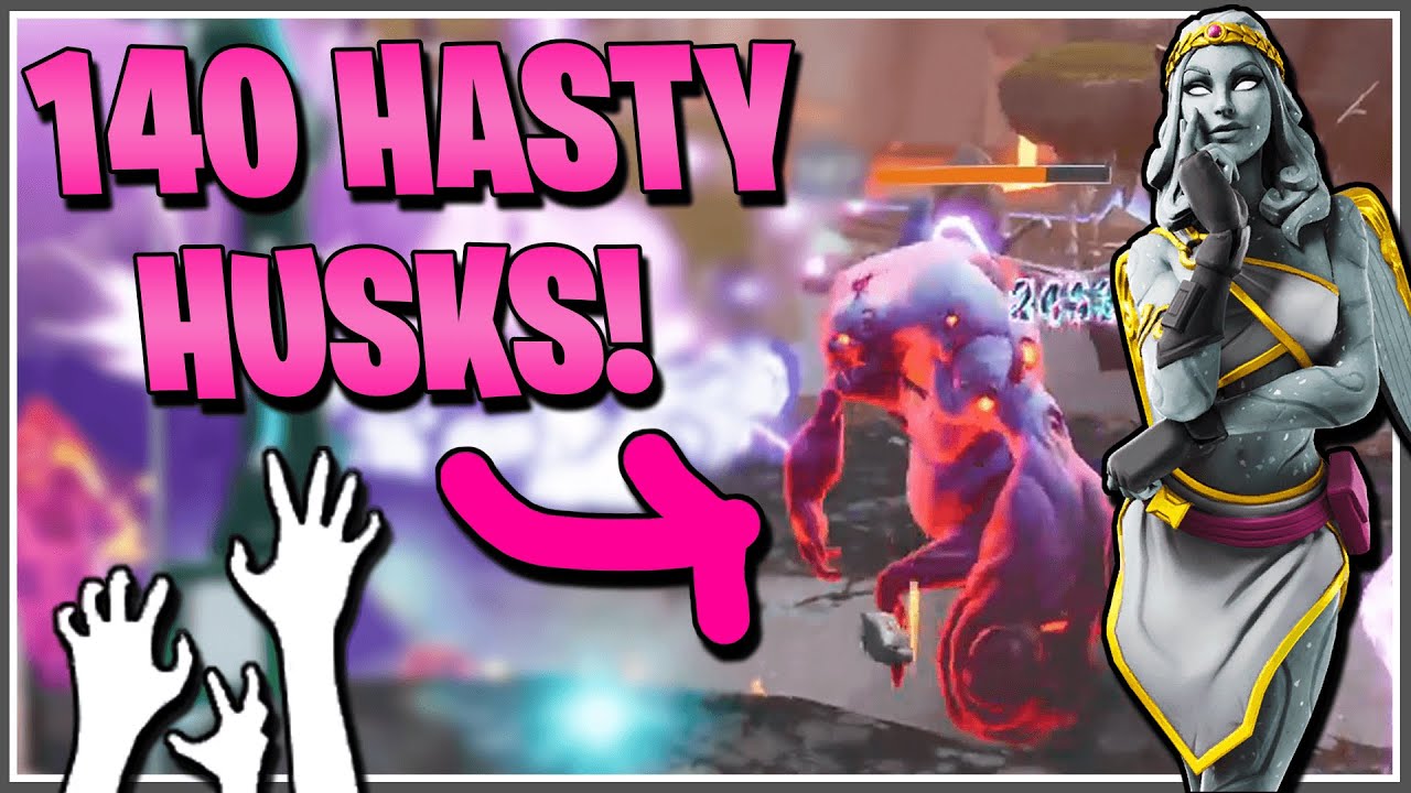 140 HASTY HUSKS SURVIVE THE HORDE FULL RUN! - Fortnite Save the World ...