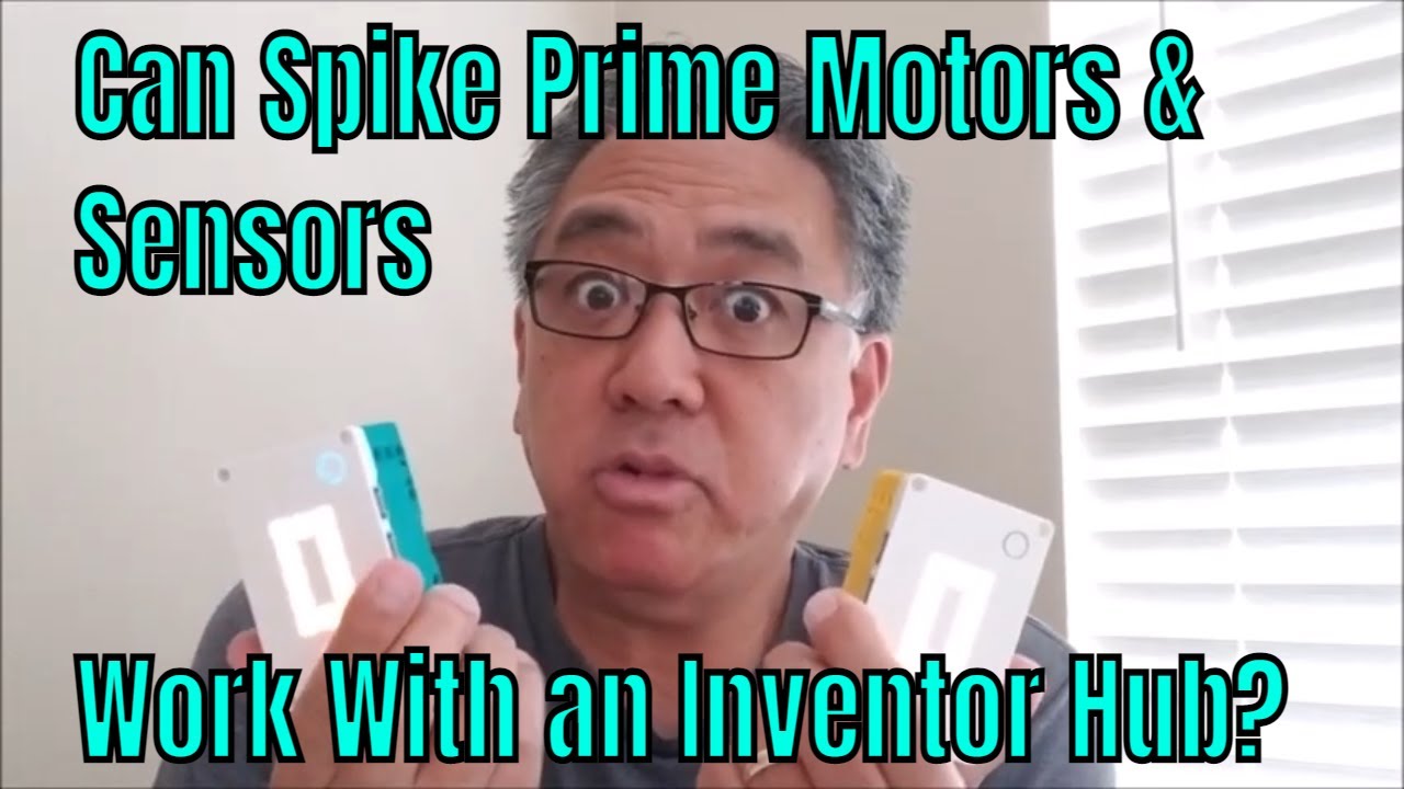 "Can Spike Prime Motors Sensors Work In Inventor Hub Vice Versa?" - YouTube