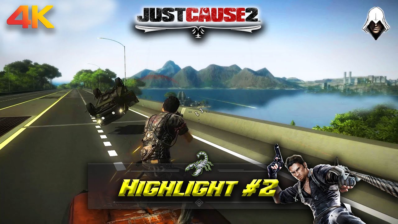 Just Cause 2 (2010) - Highlight #2 - Best Action Moments & Epic Highlights | 4K | PC | - YouTube