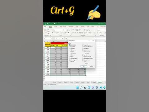 #Shorts Calculate All total in One Click Tricks | Total ms excel data in one Click | Microsoft ...