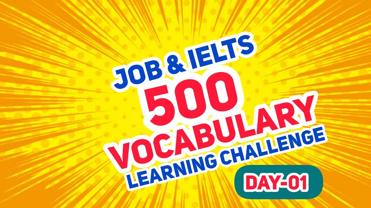 500 English Vocabulary Challenge – Day 1 - YouTube