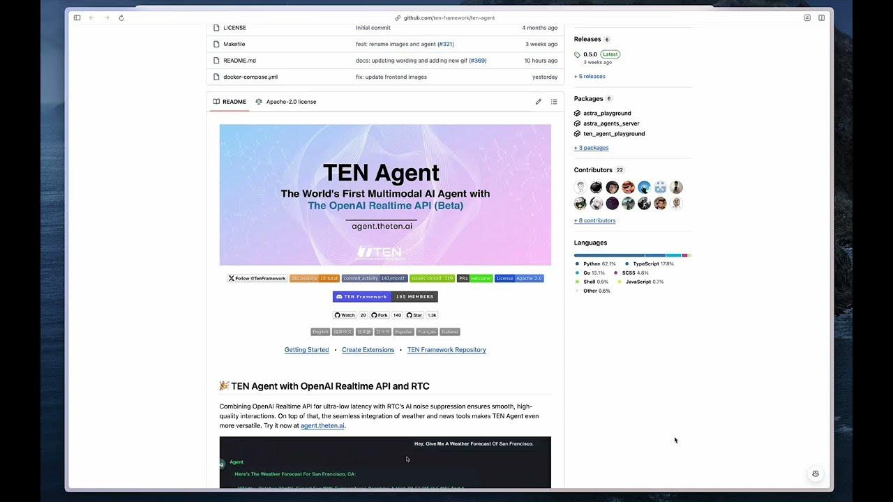 TEN Agent OpenAI + Deepgram ASR + Fish Audio TTS - YouTube