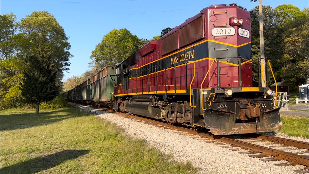 Spring Energy Trains On The Cape Main - YouTube