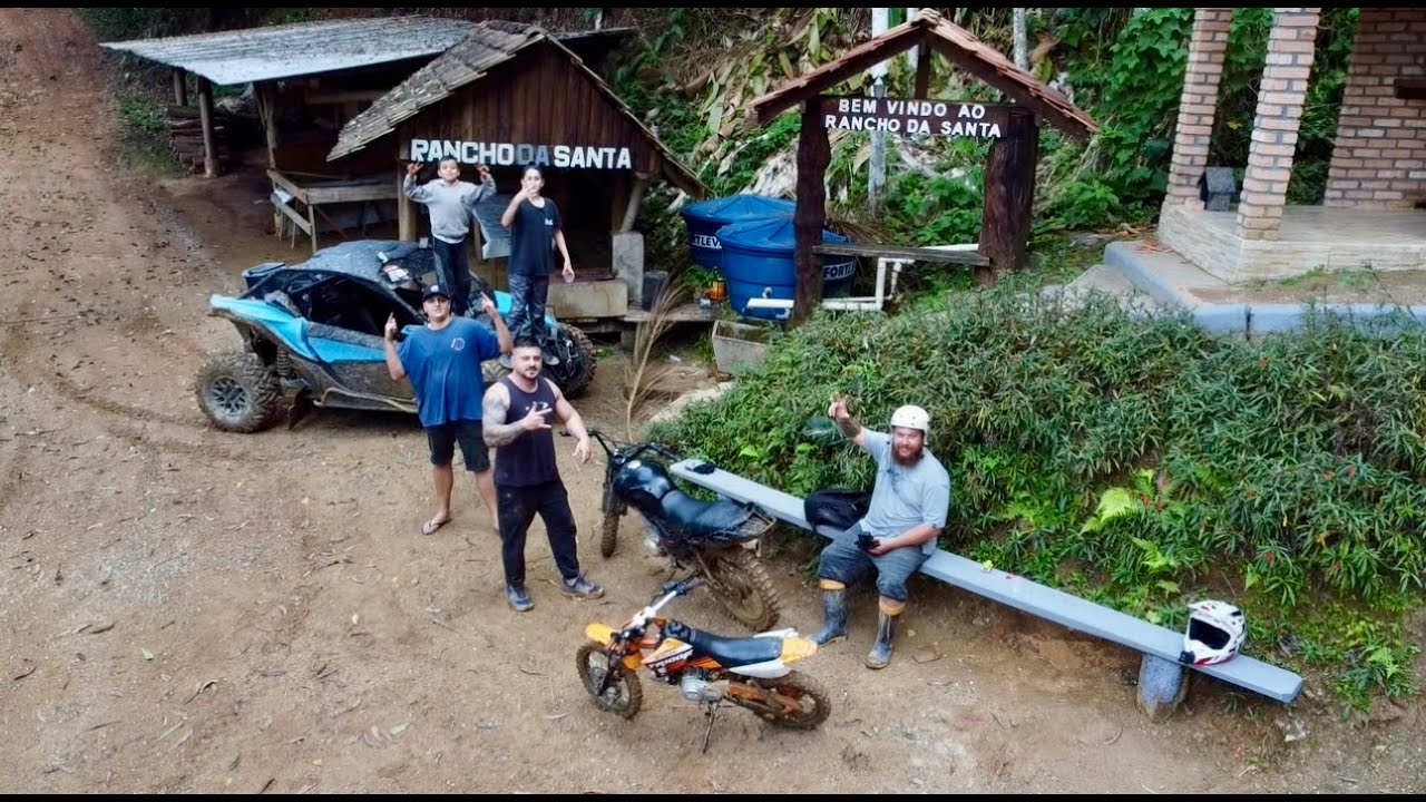 FIZEMOS A TRILHA DA SANTA DE UTV TURBO, MINI MOTO E CG DE TRILHA - YouTube