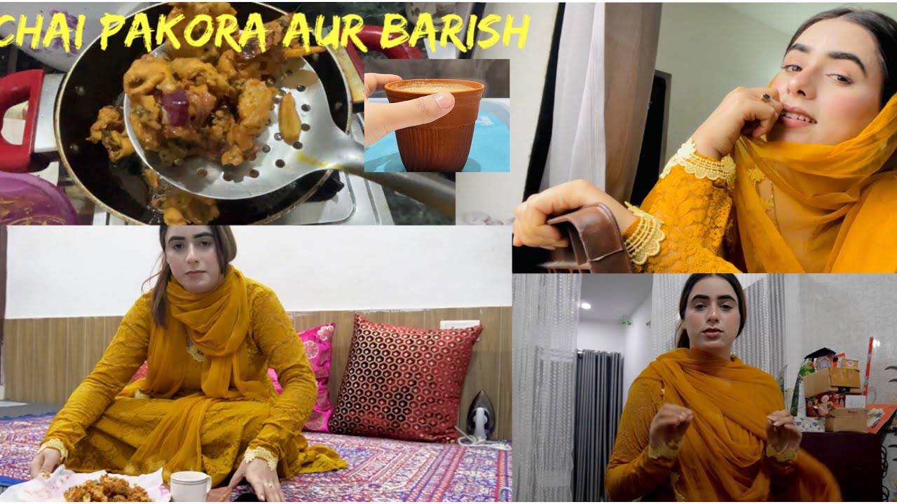 Rainy 🌧️ day Snacks | Homemade chai pakora preparing Delicious Snacks ...