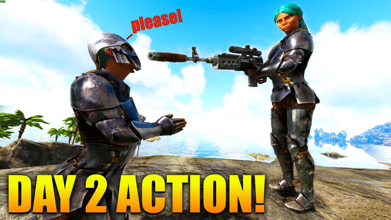 HOW WE DOMINATED BAMS ARK ON DAY 2! - BAMs Ark - ARK Survival Evolved ...