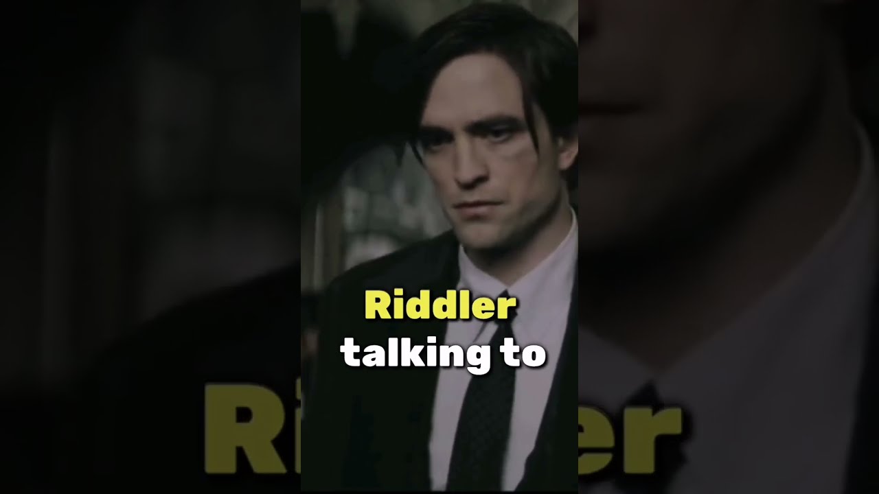 Who Was The Riddler Talking To In Jail ? - YouTube