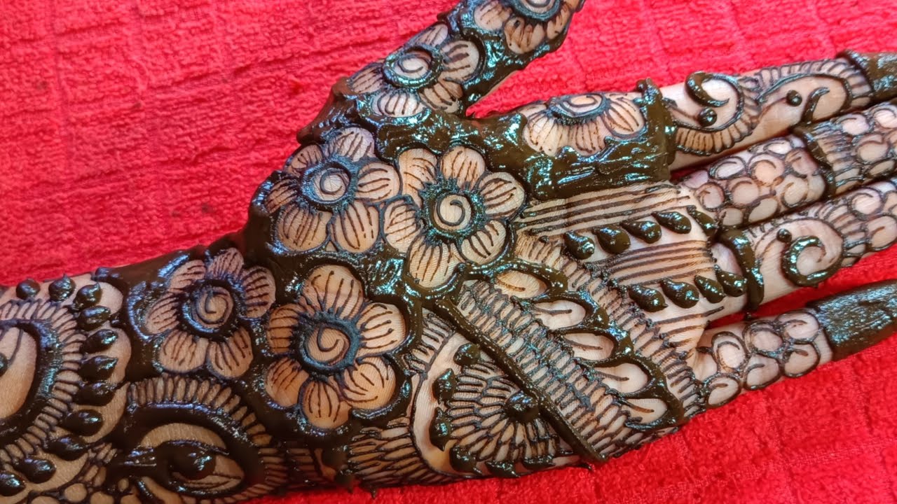 Easy & Beautiful Dulhan mehndi design दुल्हन मेहंदी डिजाइन traditional ...