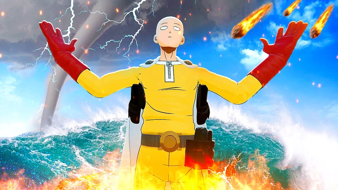 One Punch Man vs Every Natural Disaster - Bonelab VR Mods - YouTube