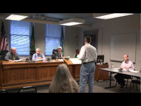 April 11, 2011 - Public Comment - Tom Thiersch - YouTube