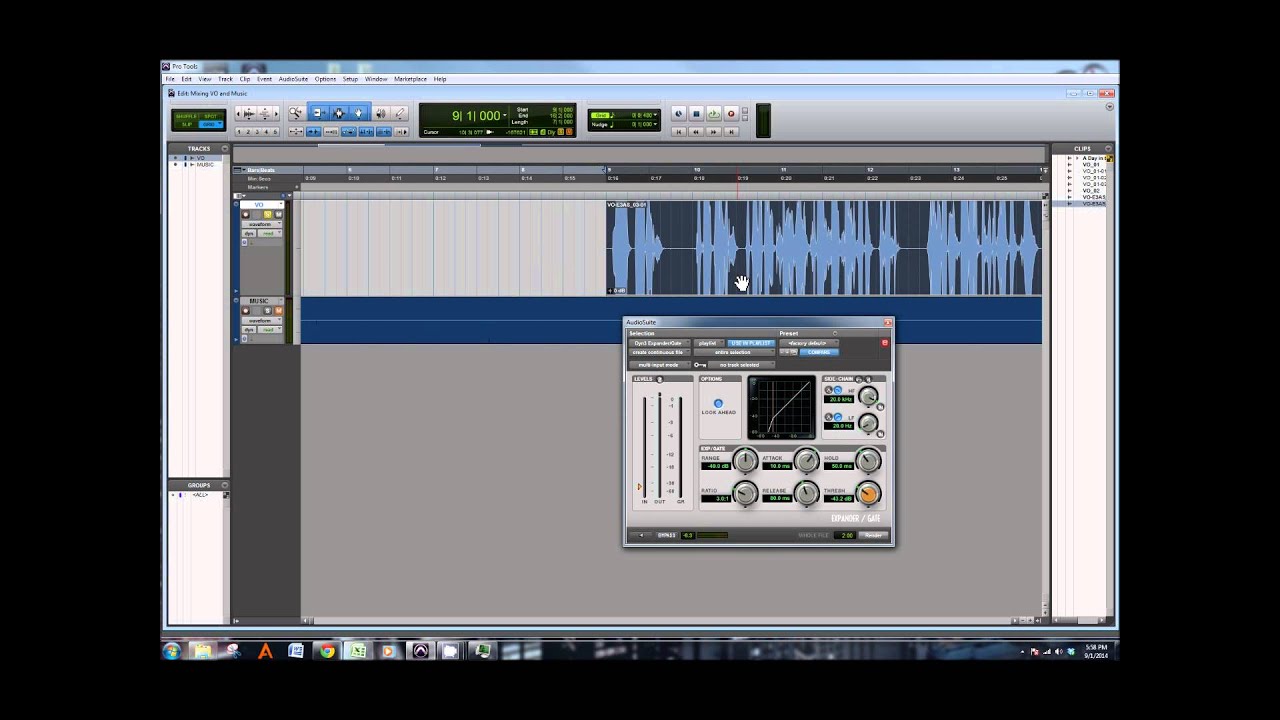 VO TIP: Using and Expander/Gate to Reduce Background Noise - YouTube