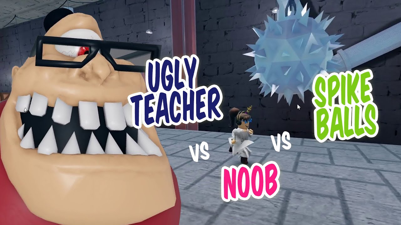 ROBLOX | OBBY MR STINKY'S DETENTION - Noob VS Ugly Teacher VS The Spike ...