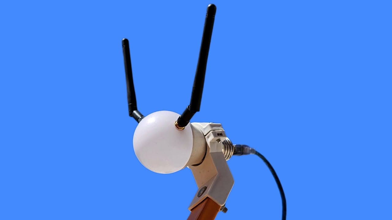 Turn any LED bulb into a powerful antenna in minutes! - YouTube