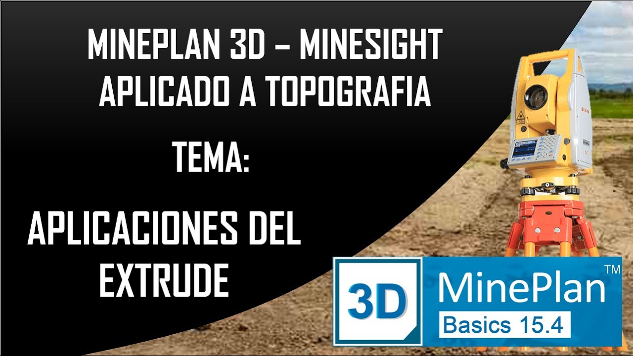 MINEPLAN 3D - MINESIGHT APLICADO A TOPOGRAFIA: 04 Aplicaciones diversas ...
