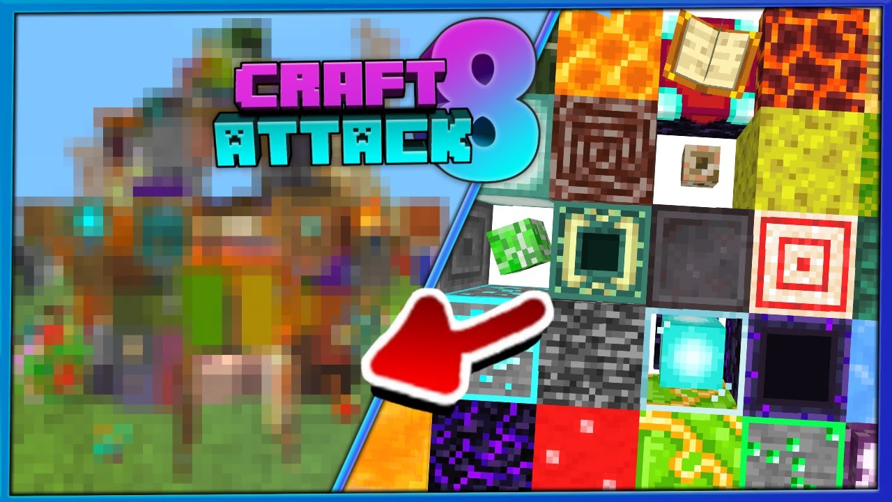 Ich habe ein Haus aus JEDEM BLOCK gebaut in Craft Attack 8 - YouTube