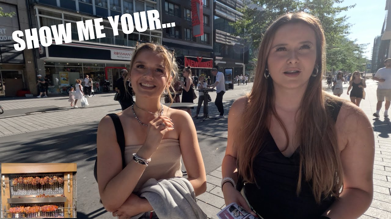 Cute German Girls Introduce Asian Dude to GERMAN FOOD and their city ...