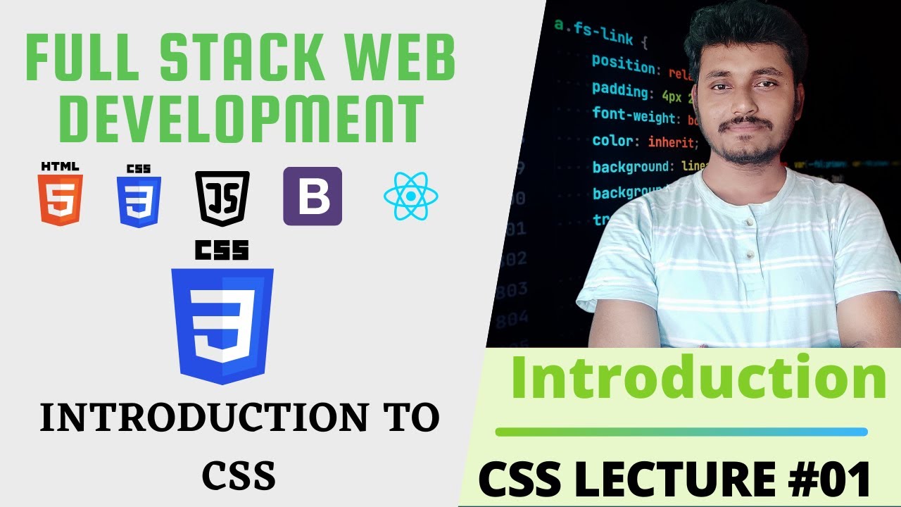 Introduction to CSS | Web Development #13 #css3 - YouTube