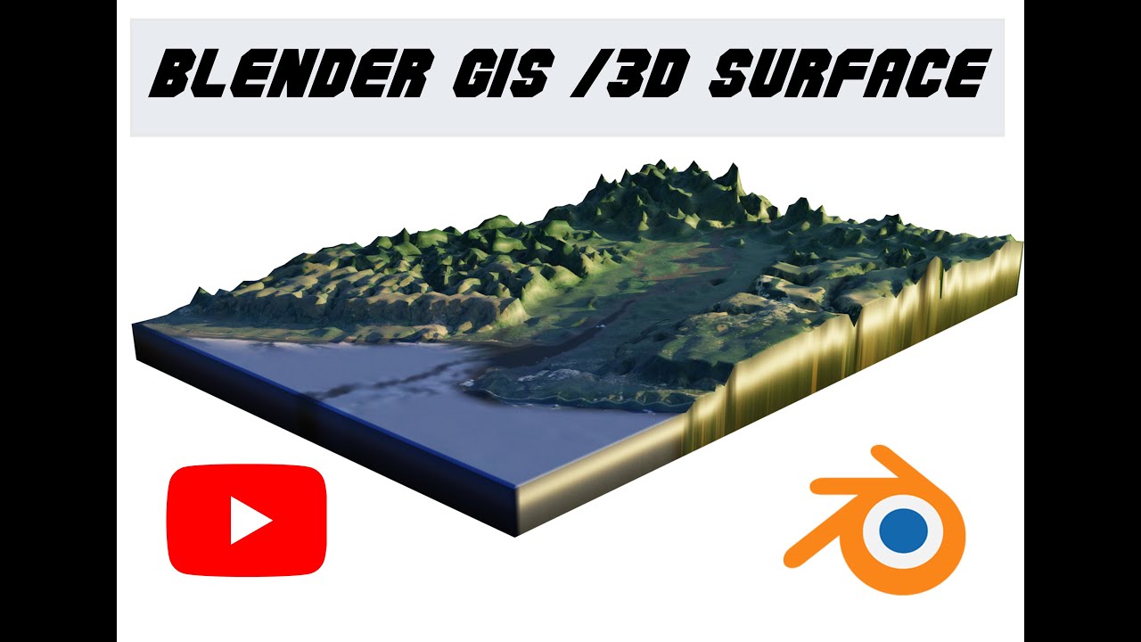 Blender_Create 3D Terrain with Google Maps and blender GIS. - YouTube