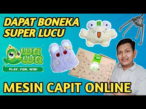 DAPET BONEKA KEPITING GEMOY DAN KELINCI LUCU !! MESIN CAPIT ONLINE WAWA ...