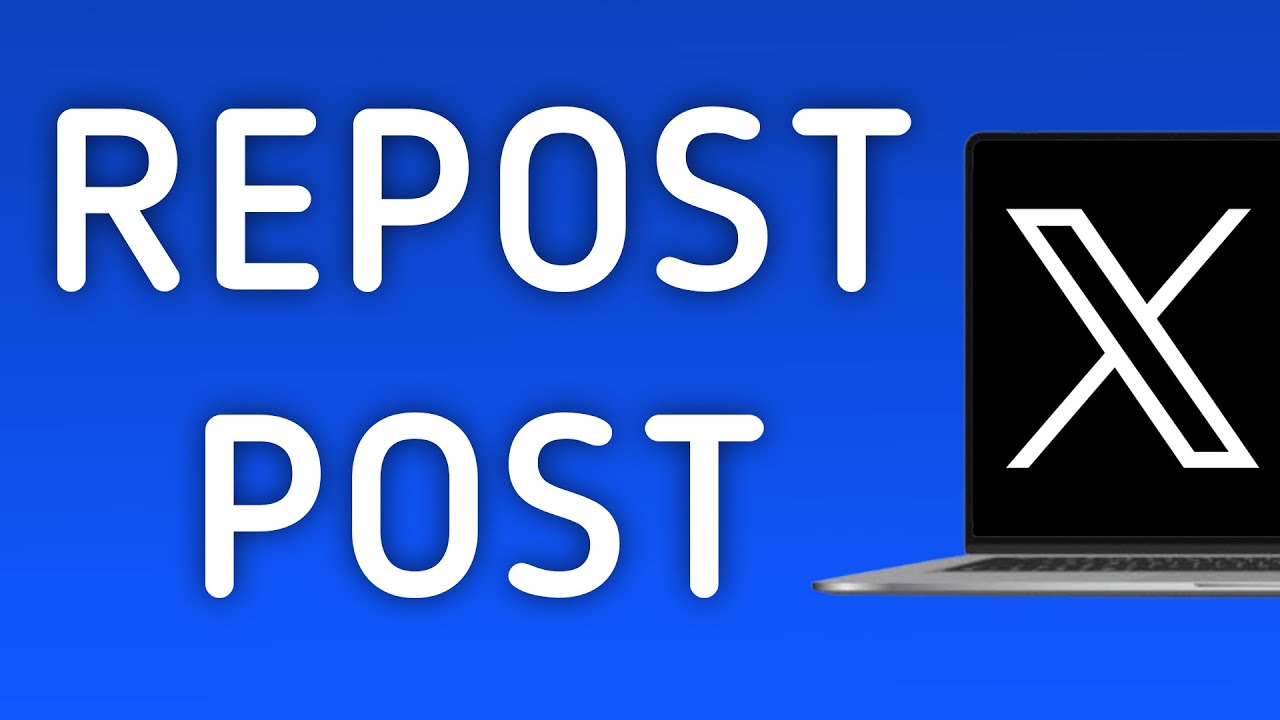 How To Repost A Post On X (Twitter) App On PC (New Update) - YouTube