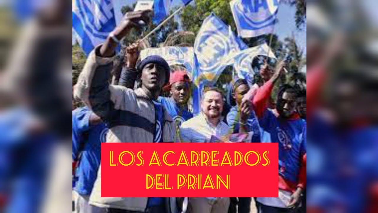 PRIAN lleva acarreados hatianos a sus eventos - YouTube