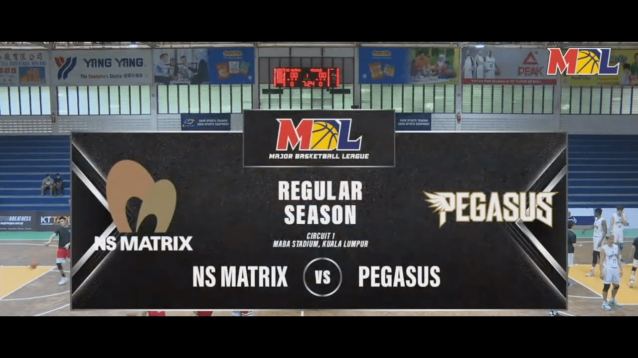NS Matrix vs Pegasus Sports Full Game Highlights | 24 NOV | 2022 MBL ...