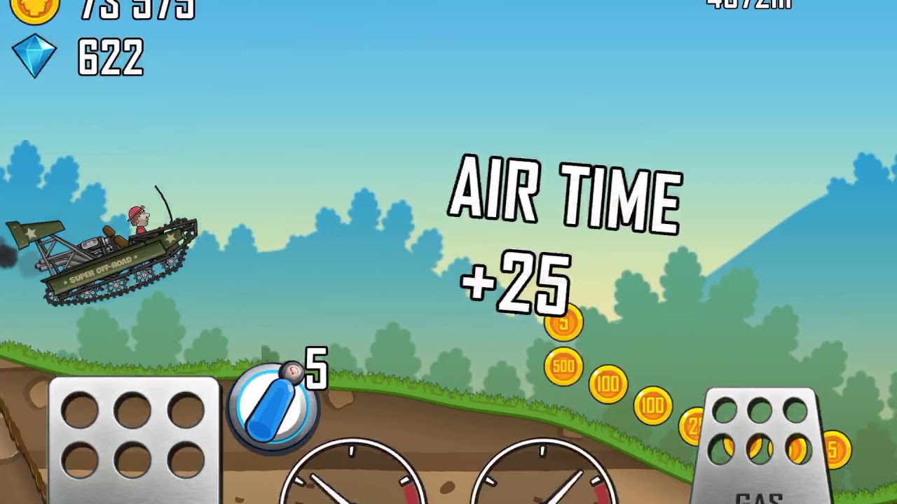 Hill climb racing 4228 metres on bootcamp with super off road+hill ...