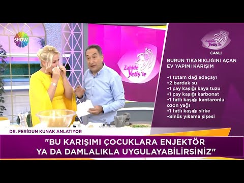 Burun tıkanıklığını açan ev yapımı karışım