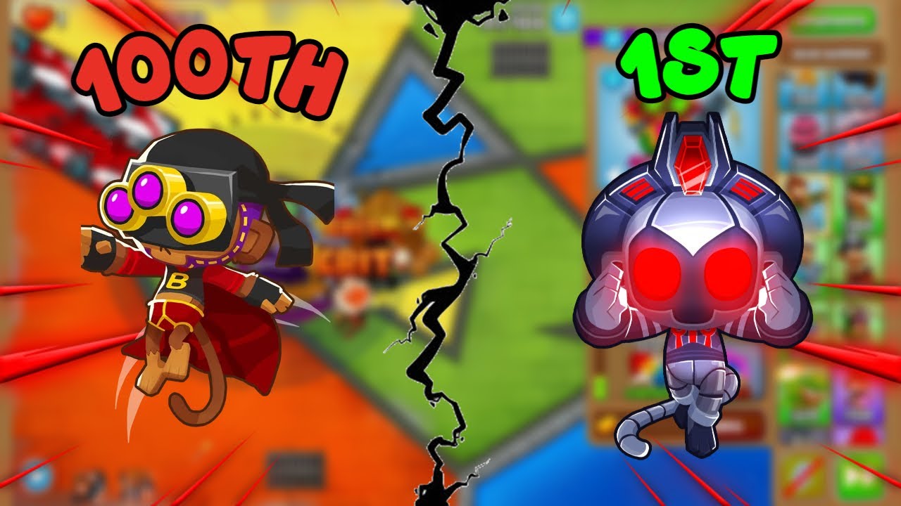 The Ultimate BT6 TIERLIST (BLOONS TOWER DEFENSE) - YouTube