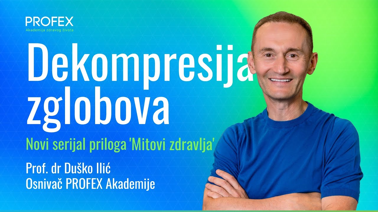Dekompresija zglobova / Mitovi zdravlja ep. 03 / Prof. dr Duško Ilić ...