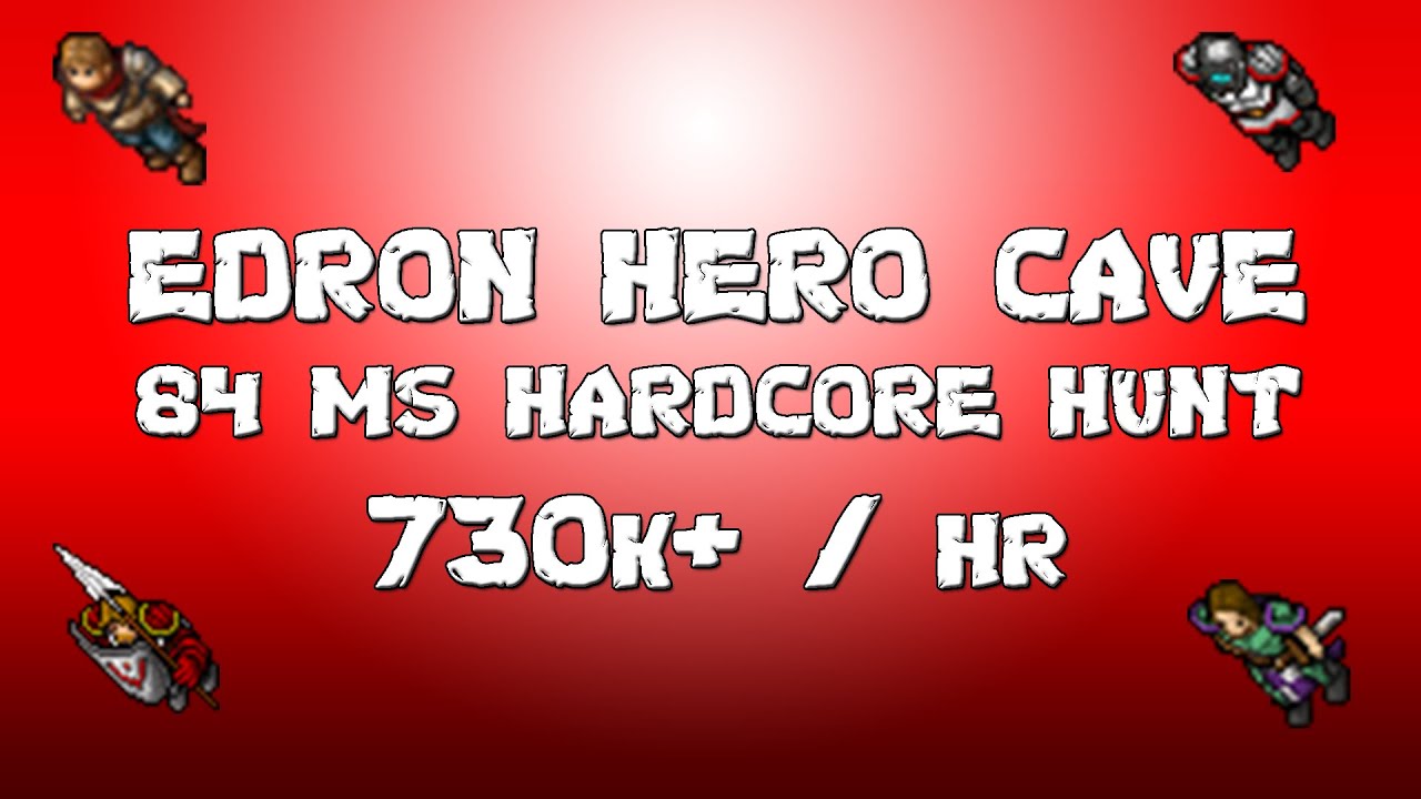 [Tibiatome] Edron Hero Cave Hardcore Hunt - 84 MS - 730K+/h(Bonus ...