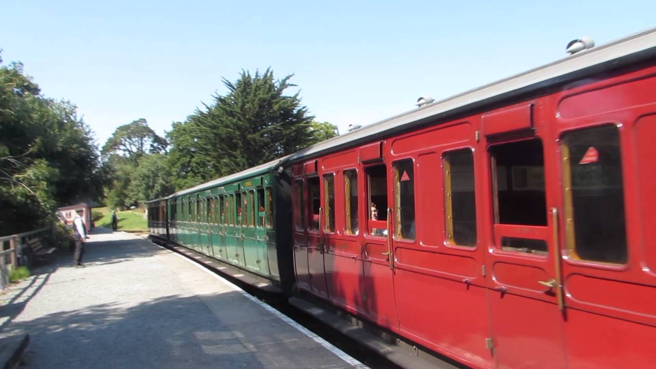 LSWR O2 Class W24 Calbourne Departure Wootton for Smallbrook Junction ...