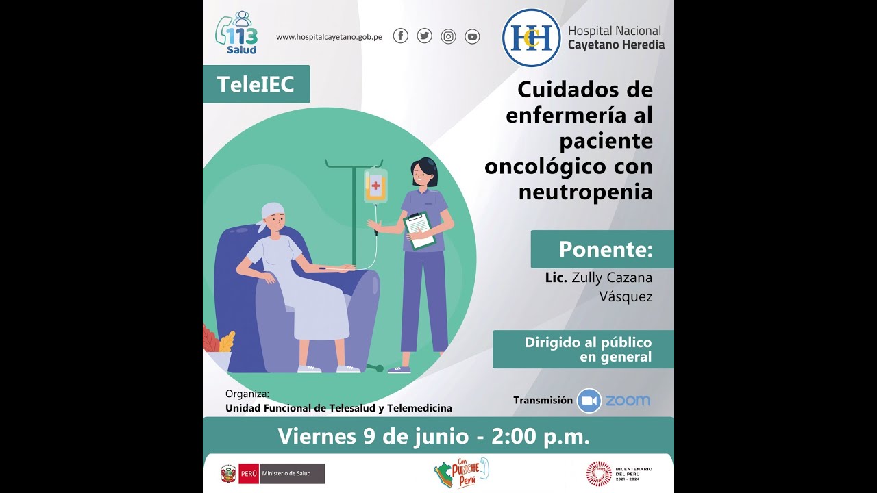 Cuidados de enfermería al paciente oncológico con neutropenia - YouTube