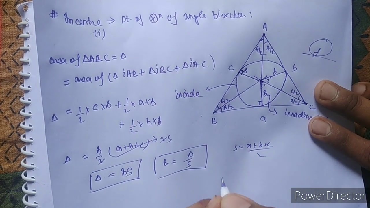 Circum-radius, In-radius, and Ex-radii of a triangle || Ankit Pandey ...
